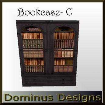 Second Life Marketplace - Elegant Bookcase Style C